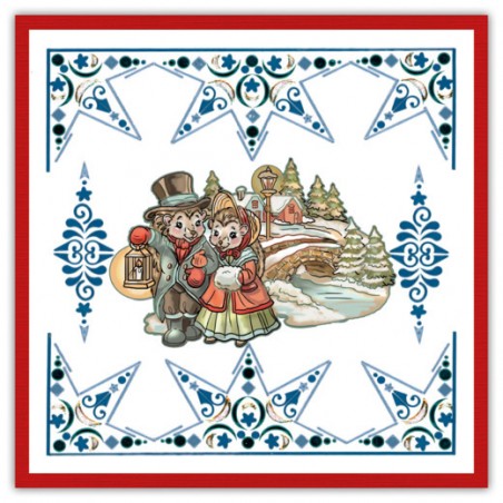 Dot and do 233 - kit Carte 3D - un cadeau pour Noël