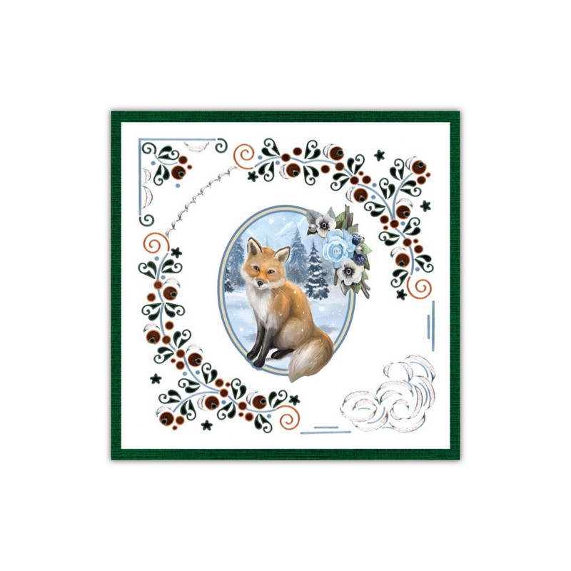 Dot and do 234 - kit Carte 3D - Animaux en hiver